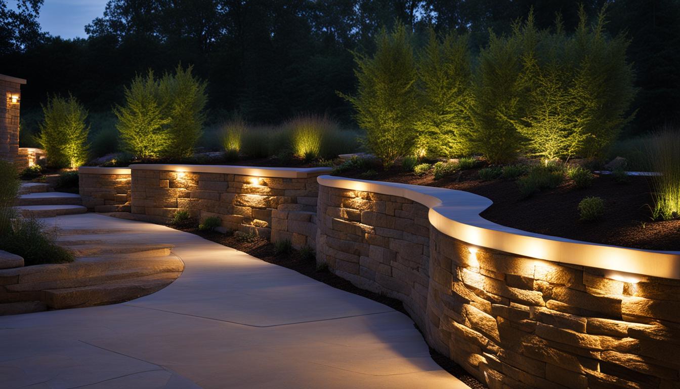 Retaining Wall Lighting Ideas: Illuminating Your Outdoor Space