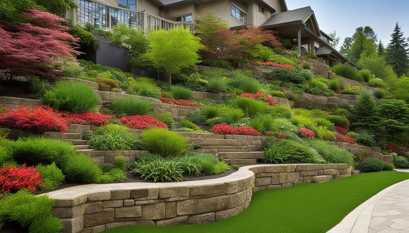 Retaining Wall for Terraced Gardens: Multi-Level Landscaping